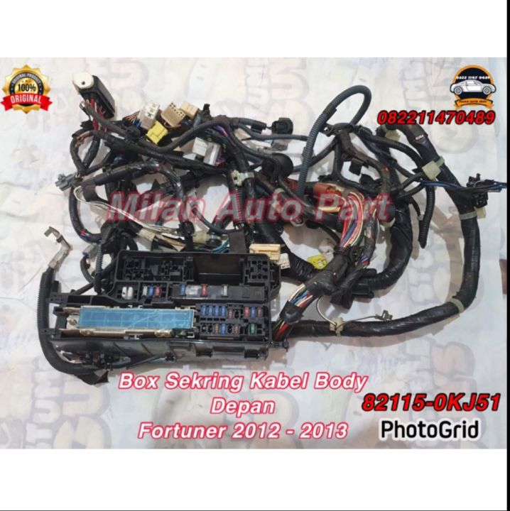 Box Sekring Skring Kabel body Depan Fortuner 2012 2013 82115-0KJ51 ...