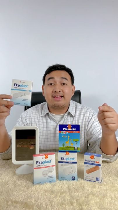 Onemed Plesterin One Kain Elastis /5 Lembar Plaster Plester Luka Kain ...