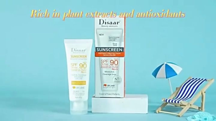 『BUY 1 TAKE 1』Disaar Facial Sunscreen Cream SPF 90 PA+ Moisturizing Skin Protect Sunblock 40g ...
