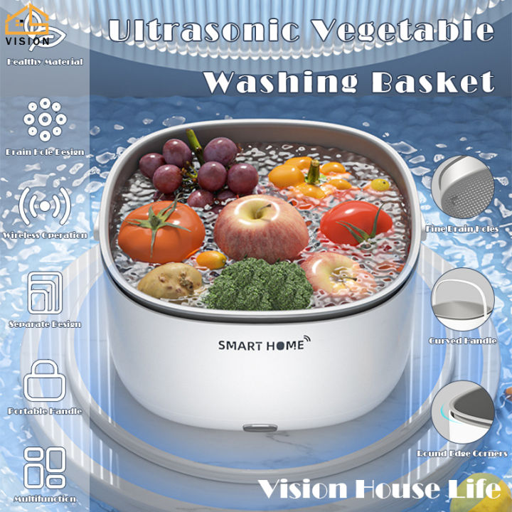 Vision Fruit Vegetable Purifier Automatic Ultrasonic Cleaner Household ...