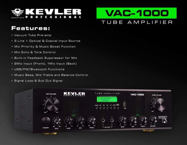 Kevler 800w Amplifier VAC-1000 | Lazada PH