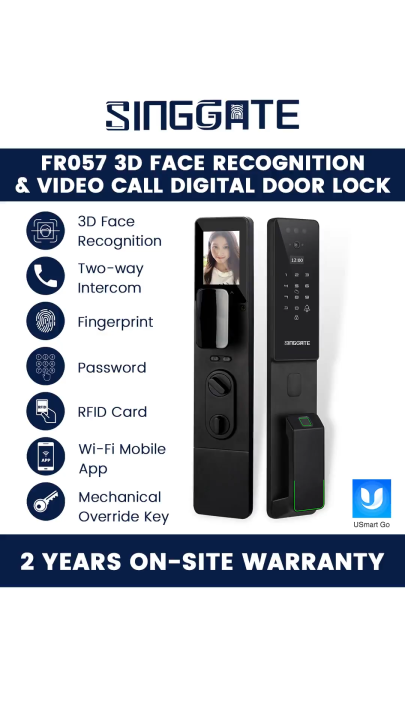 With Installation (1Year Warranty) (Singgate) Digital Lock | 3D Ultra ...