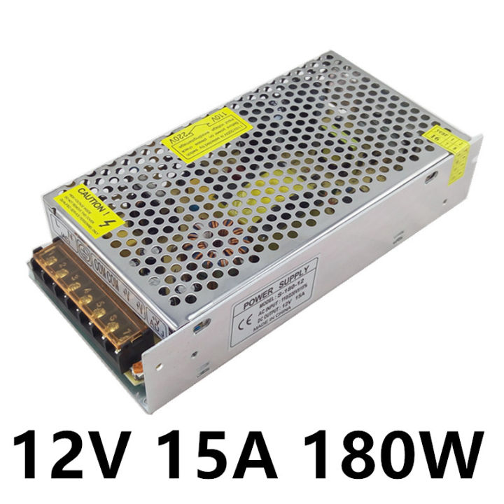 LED Power Supply DC 12V 15A 180W Switching Power Supply Source ...
