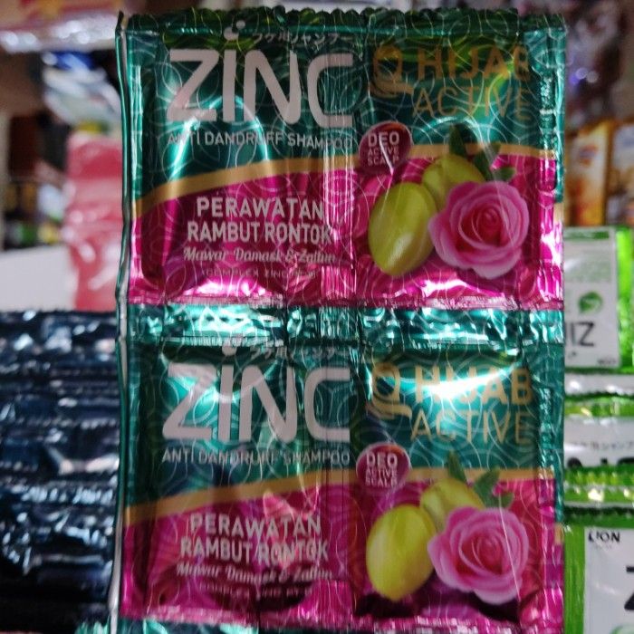 sampo zinc hijab 1 renteng 12 sachet | Lazada Indonesia