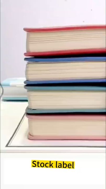 A5 Leather notebook with pen Pages paper notepad big Thick cute college ...