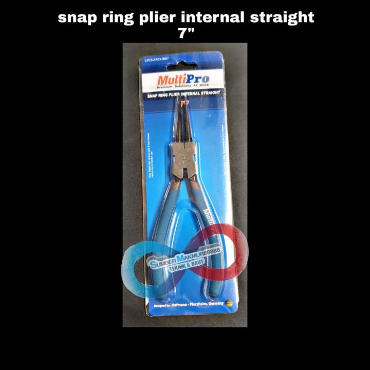Tang Snap Ring Plier Internal Straight 7" multipro / Tang snap ring ...