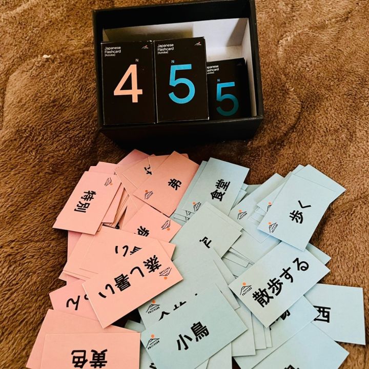Flashcard Kanji N4 dan N5 Flashcard Bahasa Jepang 500 Huruf | Lazada Indonesia