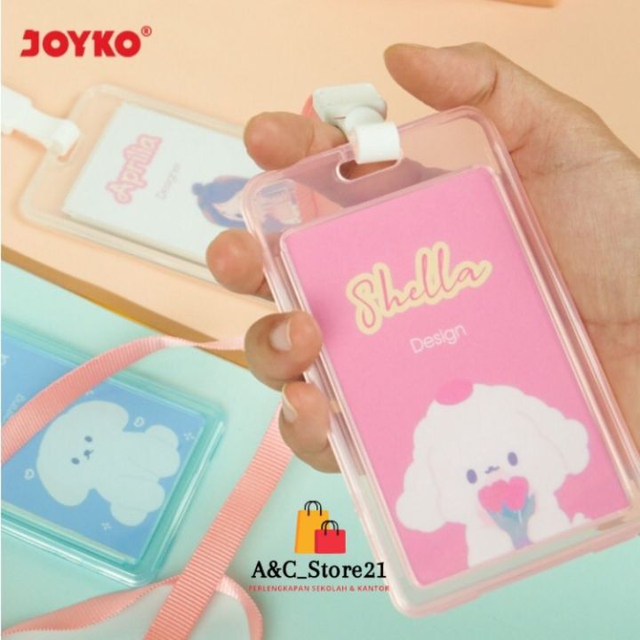 Name tag joyko transparant 3 Varian / Gantungan name tag satuan ...