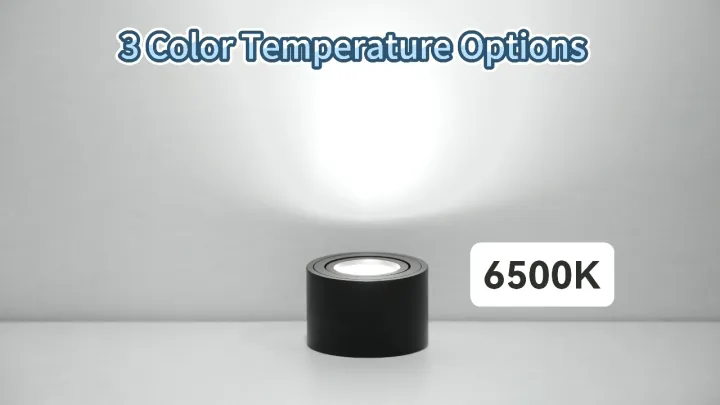 LED Downlight Adjustable Angle Pin Light for Ceiling Tricolor Spotlight ...