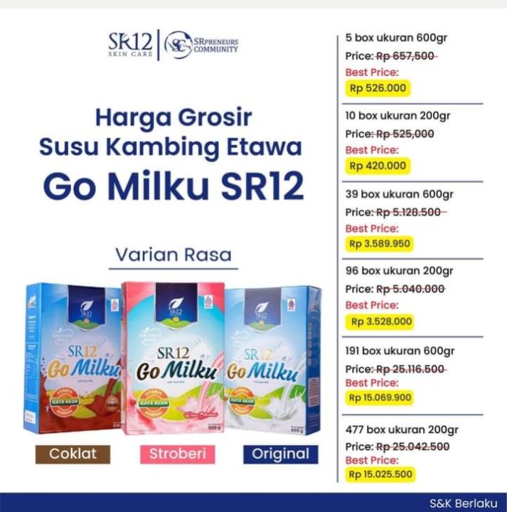 susu Gomilku SR12 | Lazada Indonesia