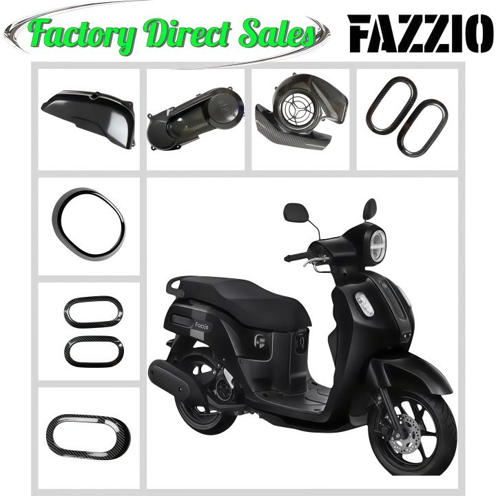 Fits FAZZIO Carbon Cover, Trim, Muffler, Front Fender，Radiator ...