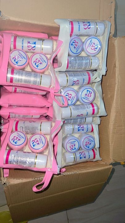 Skincare Linda Beauty 3 Paket Cream Muka Bisa Di Mix/Random Free Kapas ...