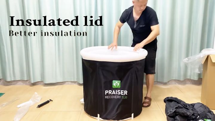 Top High Quality Ice Bathtub PVC Portable Inflatable Ice Bath Recovery ...