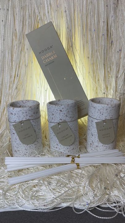 Genuine Hooga Reed Diffuser Dabble Charm Blushing Spritz Herb Valley ...