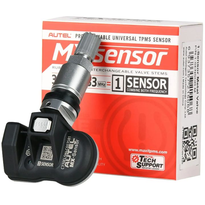 Autel 1PCS TPMS Sensor MX-Sensor,315MHz + 433MHz Dual Frequency Tire ...