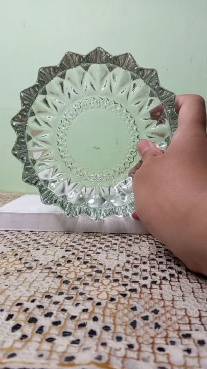 Asbak Rokok Kaca Kristal Bening 20 cm Harga Murah Ukuran Besar / Harga ...