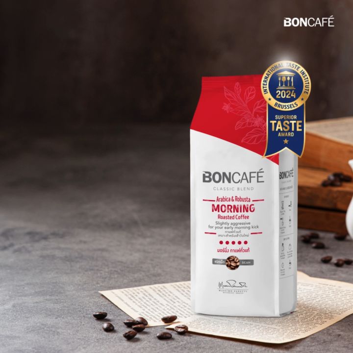 Boncafe Classic Blends : Morning Ground 250g กาแฟคั่วบด มอร์นิ่ง ...