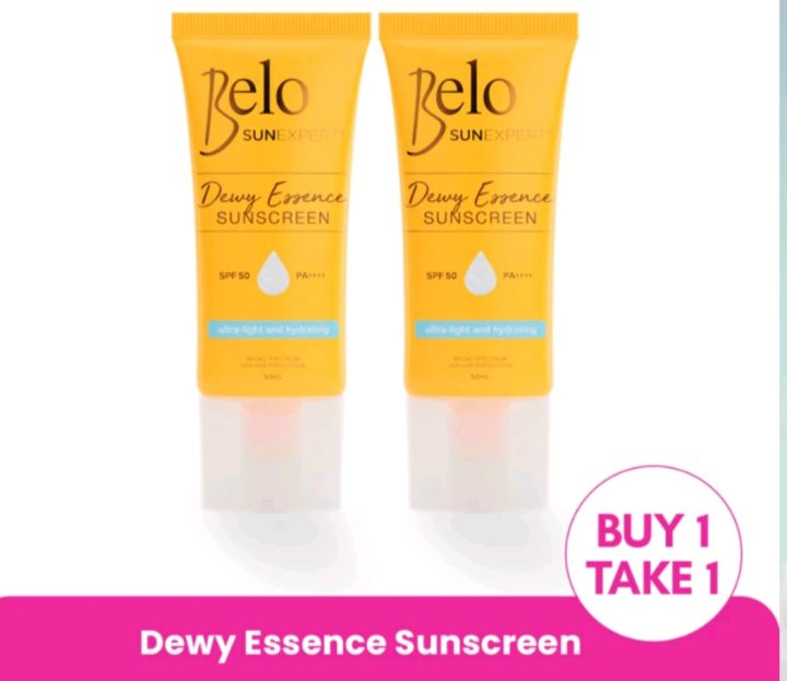 BUY1 TAKE1 BELO SUN EXPERT DEWY ESSENCE SUNSCREEN SPF50 50ML | Lazada PH