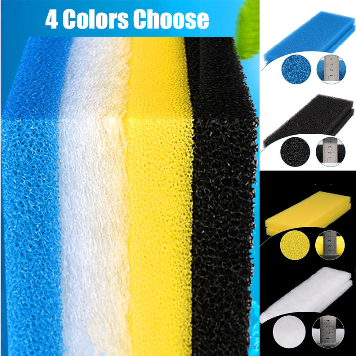 Thickened Aquarium Biochemical Cotton Filter Foam Media Reusable Sponge ...