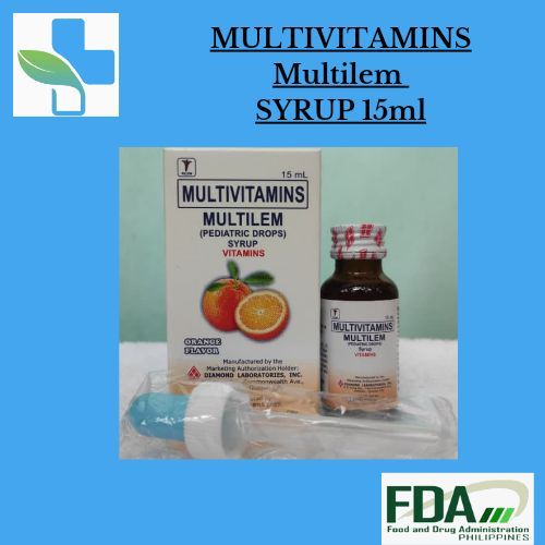 MULTIVITAMINS SYRUP FOR KIDS Multilem 60ml | Lazada PH