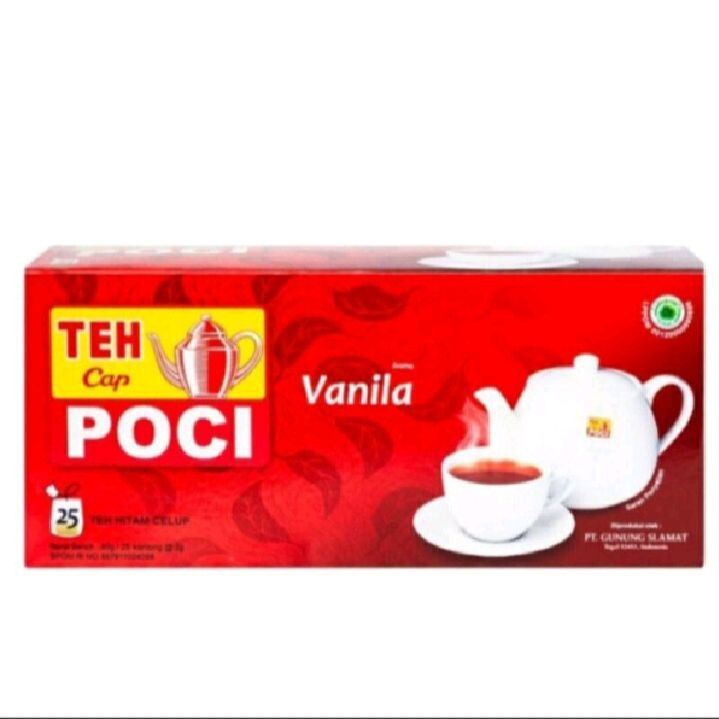 Teh Poci Celup Isi 25 Kantong Rasa Vanila | Lazada Indonesia