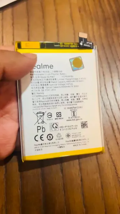 Orihinal BLP807 Battery For Oppo Realme 7/Narzo 30 Pro 5G | Lazada PH