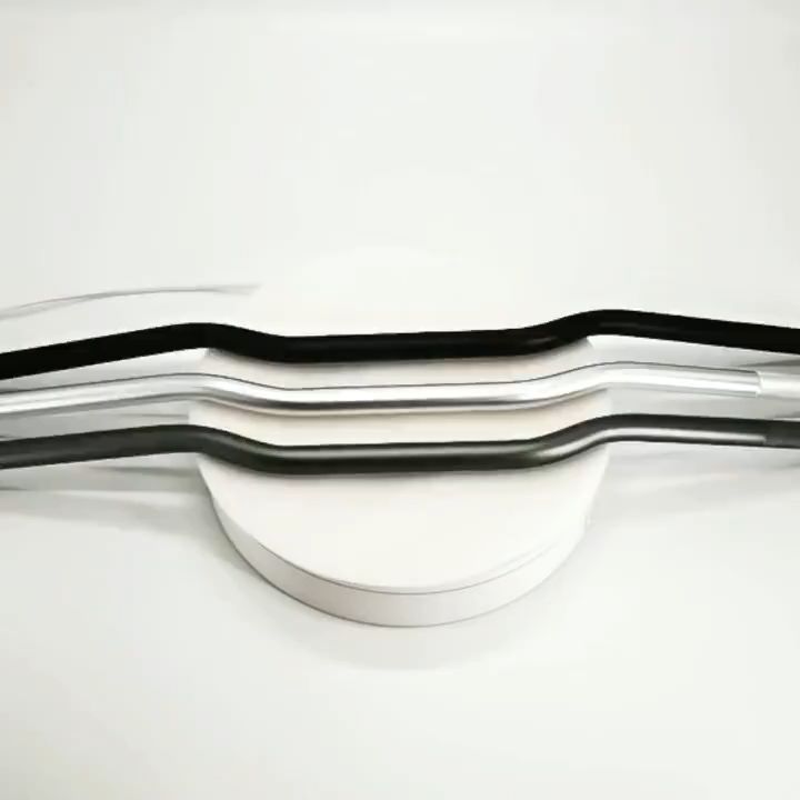 22MM Universal Motorcycle Refit Handlebar Retro Black Modified Handle ...