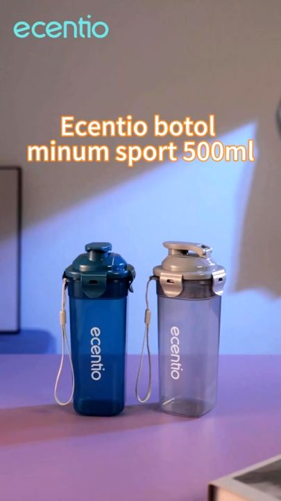 【Beli 2 get 10% 0ff】ecentio botol air plastik 500ml Botol Minum Tempat ...