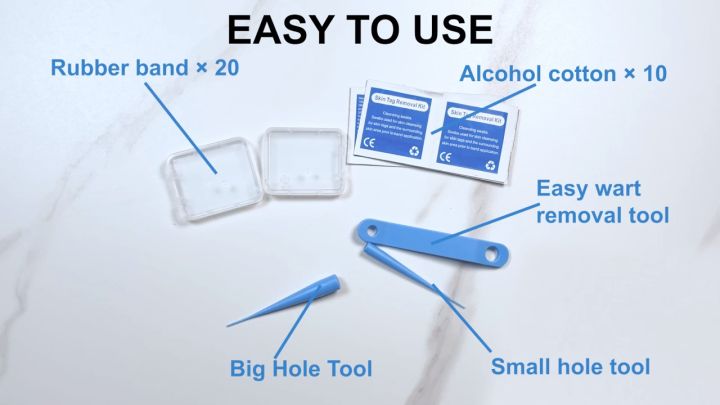 1Set Mole Removal Tools Kit Skin Tag Removal Tool Kit Wart Remover Kit ...