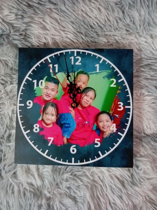 Customized Sintra Wall Clock (8x8 inches) | Lazada PH
