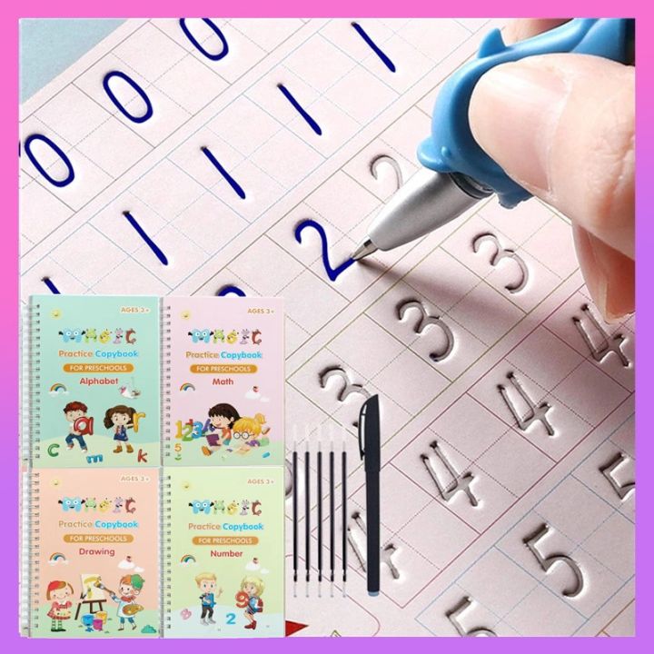 Learning books for kids preschool Tracing Workbook Copybook Writing ...