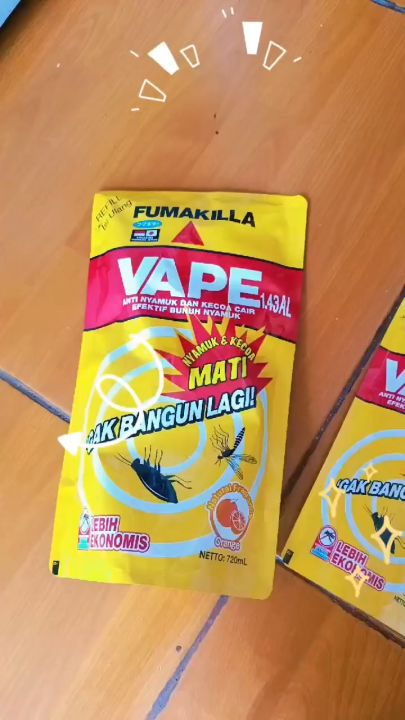 Fumakilla Vape Obat Nyamuk Cair Refill Anti Nyamuk Dan Kecoa 720ml ...
