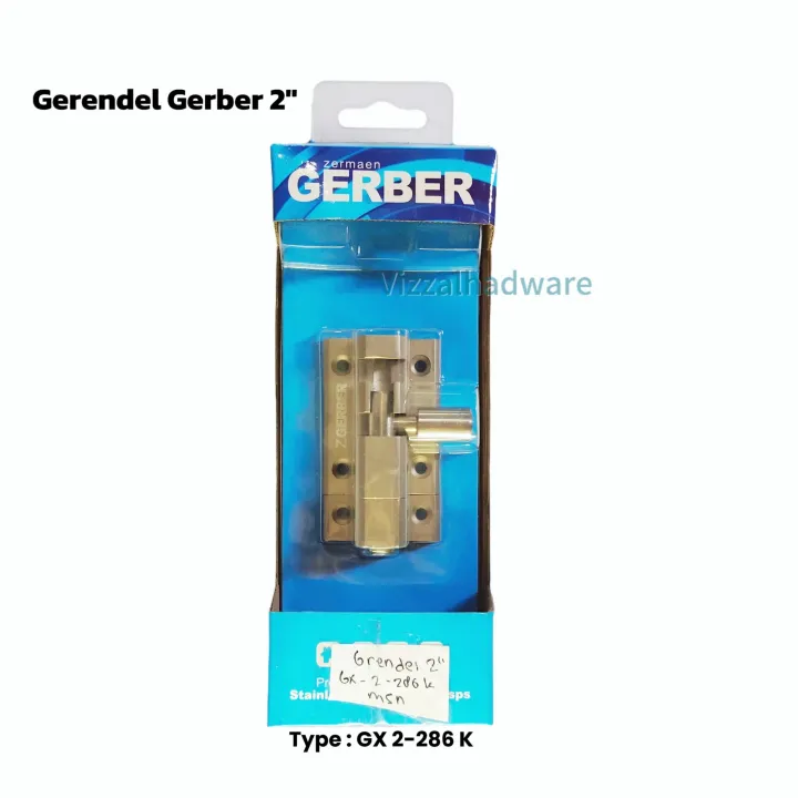 Gerendel Pintu Atau Jendela Gerber 2 inch, Slot Rumah Stainless Steel ...
