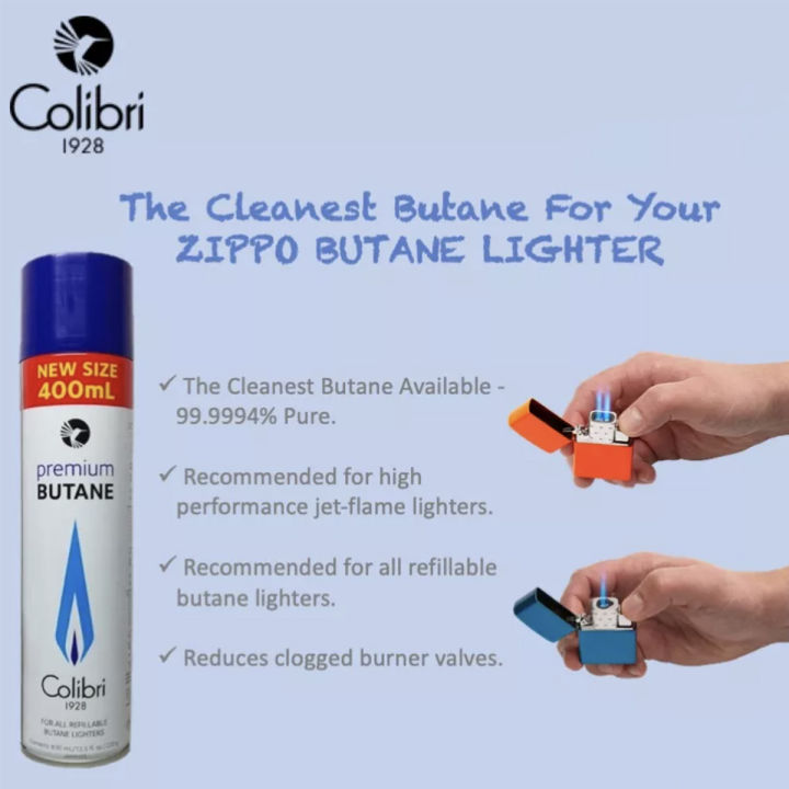 Premium Butane Gas Refill For Zippo Butane Lighter Insert Resin ...