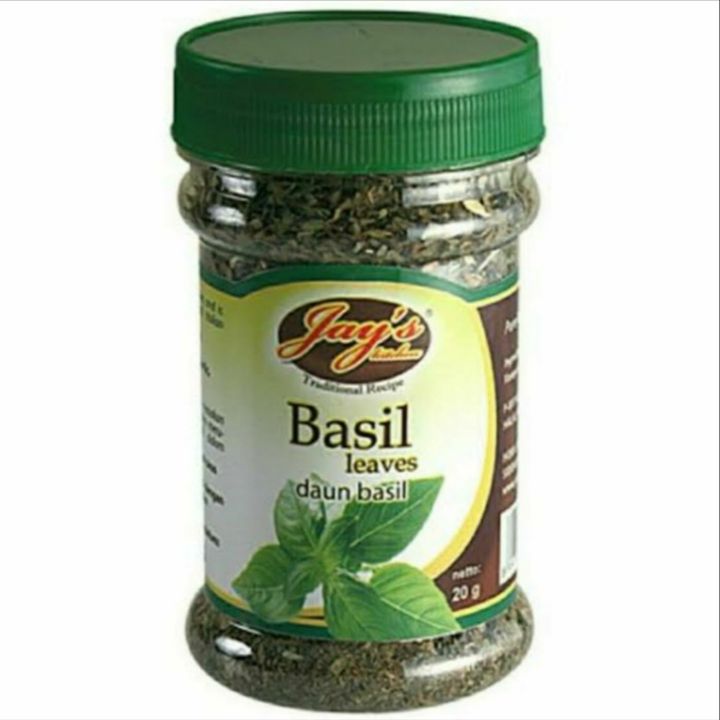 Jays Basil Leaves / Daun Basil Kering / Bumbu Rempah 20 gr / gram ...