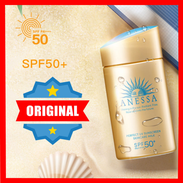 【Buy 1 Free 1】Anessa Perfect Uv Sunscreen Skincare Milk Spf 50+ Sun ...
