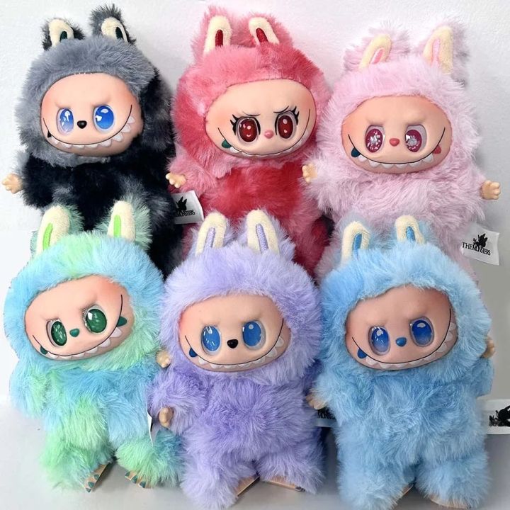 ของแท้ Labubu V3 Monsters Big Into Energy Series ไวนิล Face ตุ๊กตาอะนิเ ...