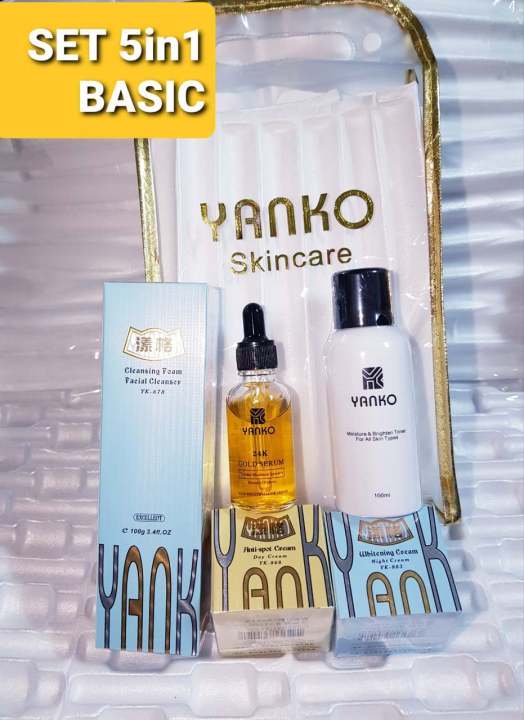 Yanko set basid+serum gold | Lazada