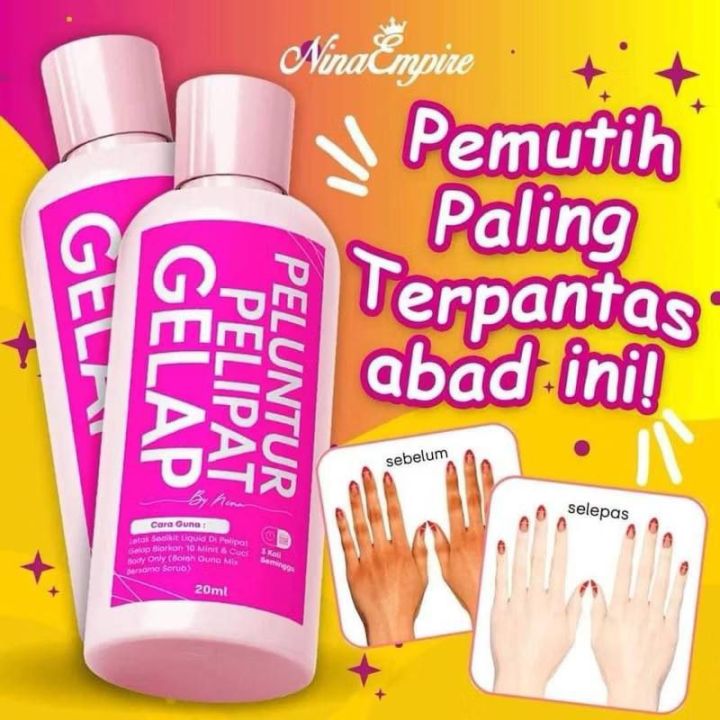 PELUNTUR PELIPAT GELAP PELUNTUR PELIPAT GELAP PPG NINA SKINCARE | Lazada