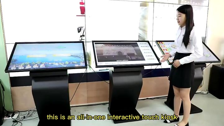 32 Inch Desktop Directory / Advertisement / Information Kiosk with LCD ...