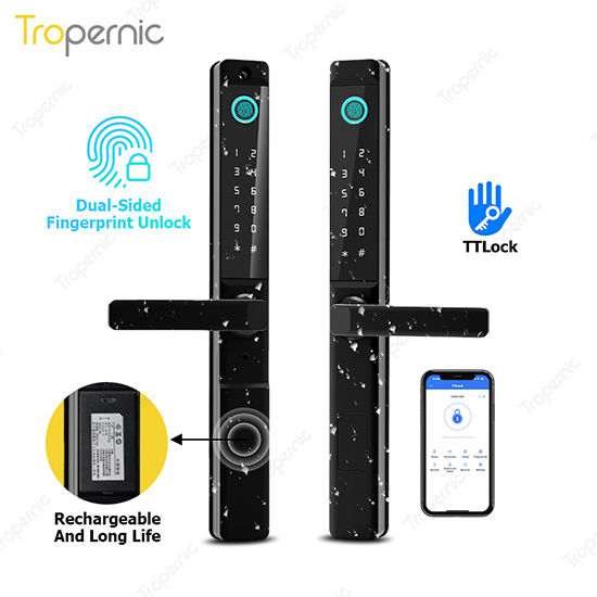 TTLOCK Smart Door Lock Double Sided Fingerprint Password Outdoor ...