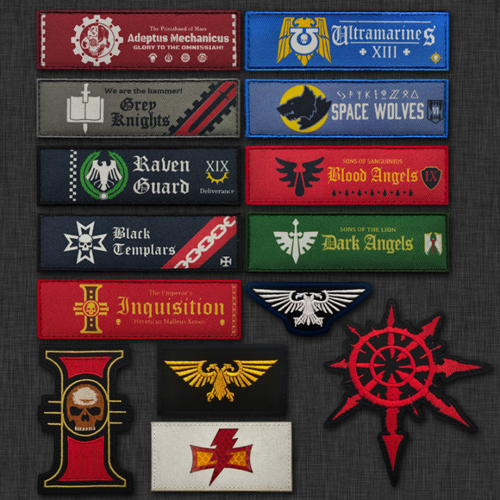 Heros Legacy 40K Long Strip Embroidery Printed Magic Stick Patch ...