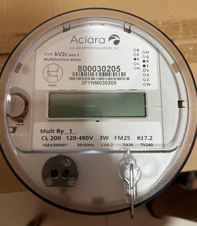 kV2c Form 2s Aclara Brand Class 200,3wire, 120-480V single phase ...