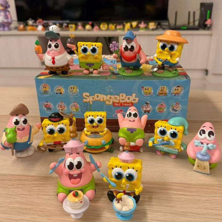 Genuine SpongeBob SquarePants Best Friends Series Blind Box Collection ...