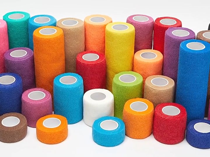 Sport Bandage Tape Self Adhesive Elastic Bandage First Aid Tape Wrap ...