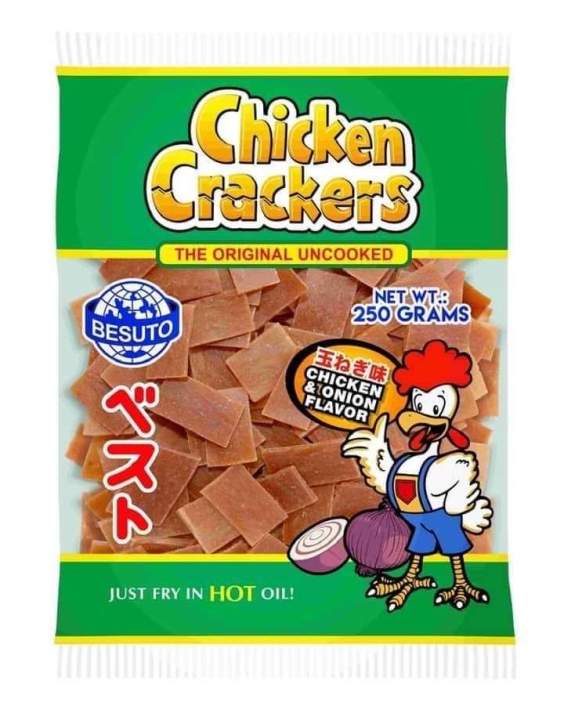 Prawn Crackers (BESUTO) Chicken and Onion flavor 250g | Lazada PH