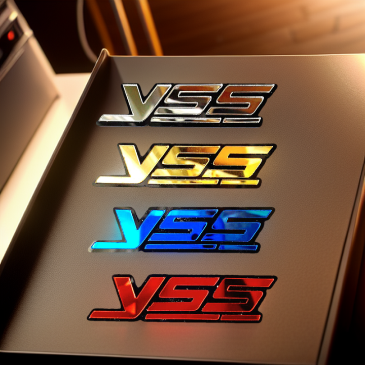 Emblem Akrilik 3D YSS 4 Warna tebal ukuran 8x1,5 | Lazada Indonesia