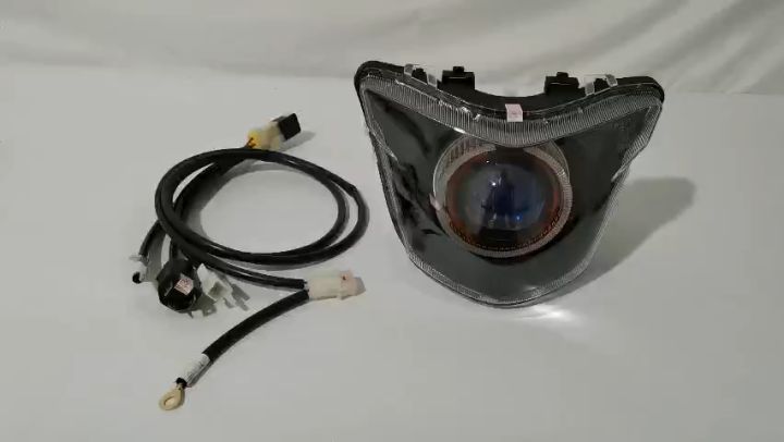 Choá Đèn Led Bi Cầu Ex 150 Titan Black MA Racing M10 Bi Cầu Exciter 150 ...