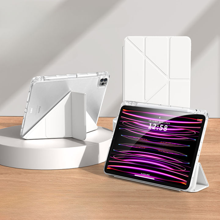 Foldable Acrylic Transparent Case for iPad Air 13 11 2025 Pro 13 11 12. ...
