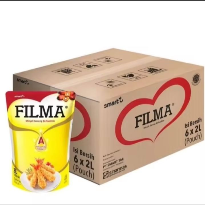 MINYAK GORENG FILMA 2 LITER 1 DUS ISI 6 PCS | Lazada Indonesia